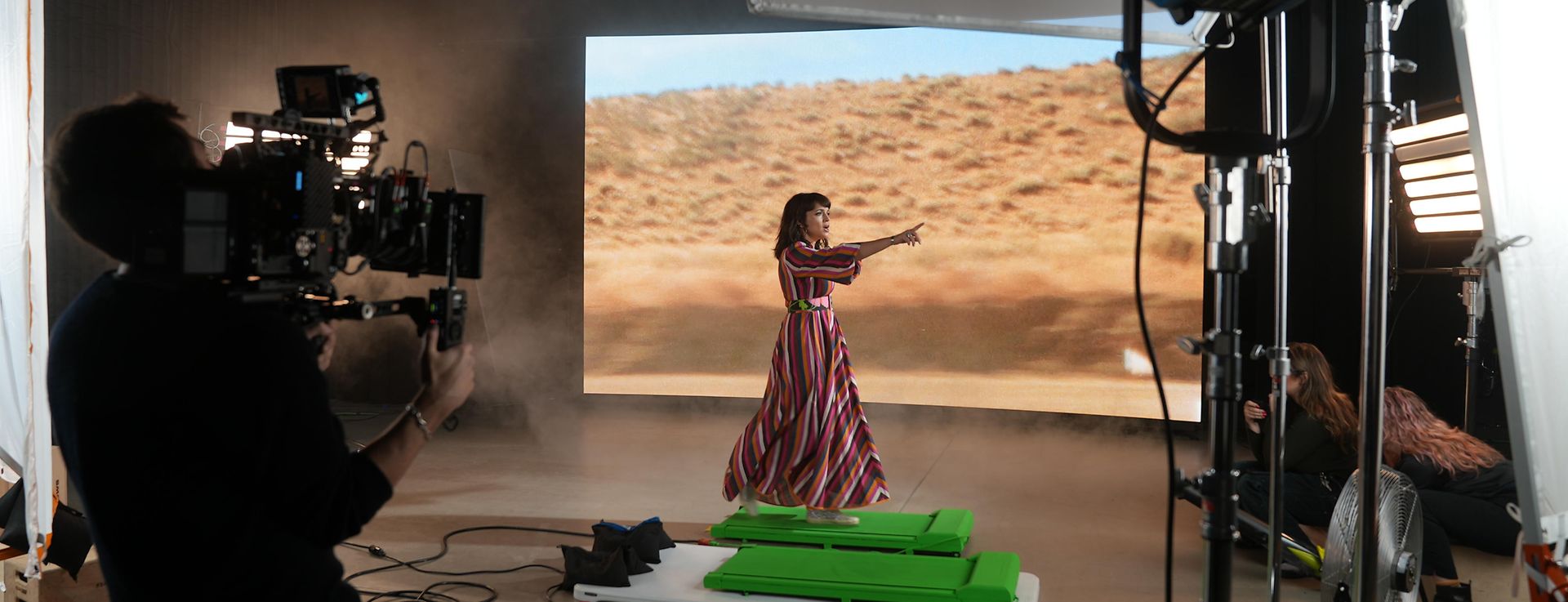 Bringing Norah Jones’ surreal world to life at ARRI Studio New York