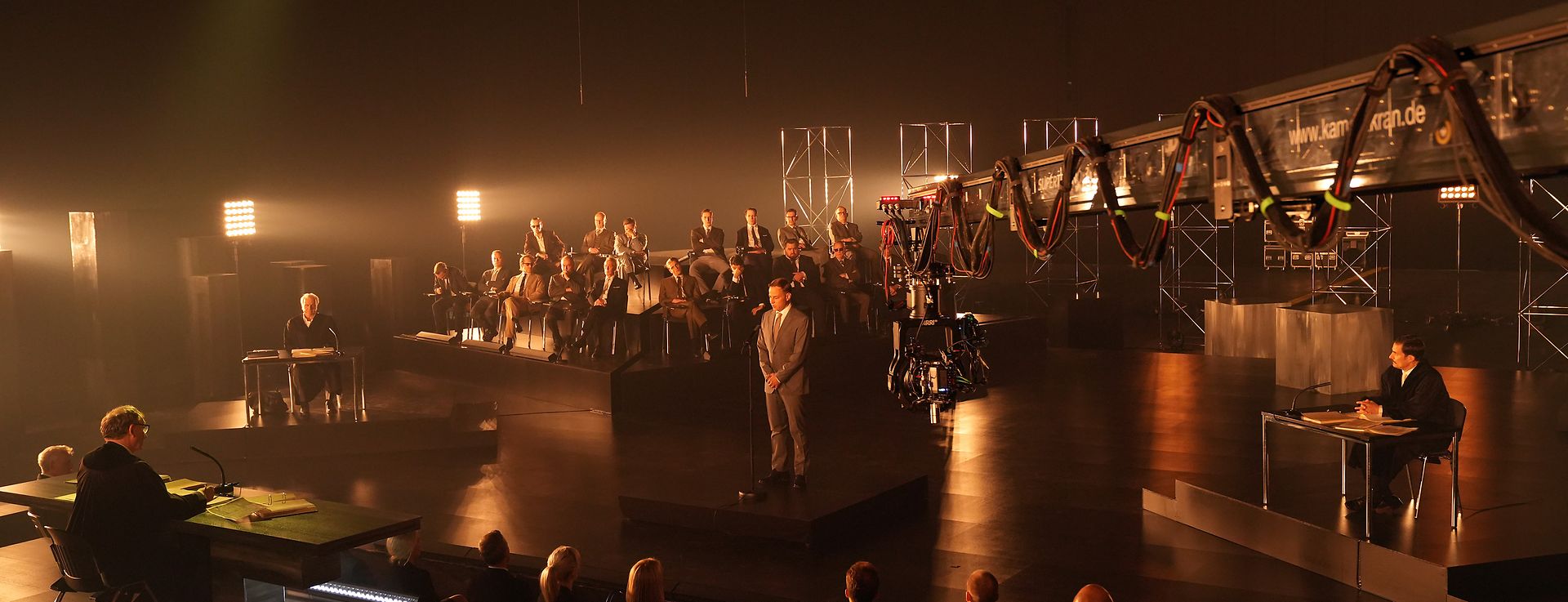 AMIRA Live on multi-camera courtroom drama