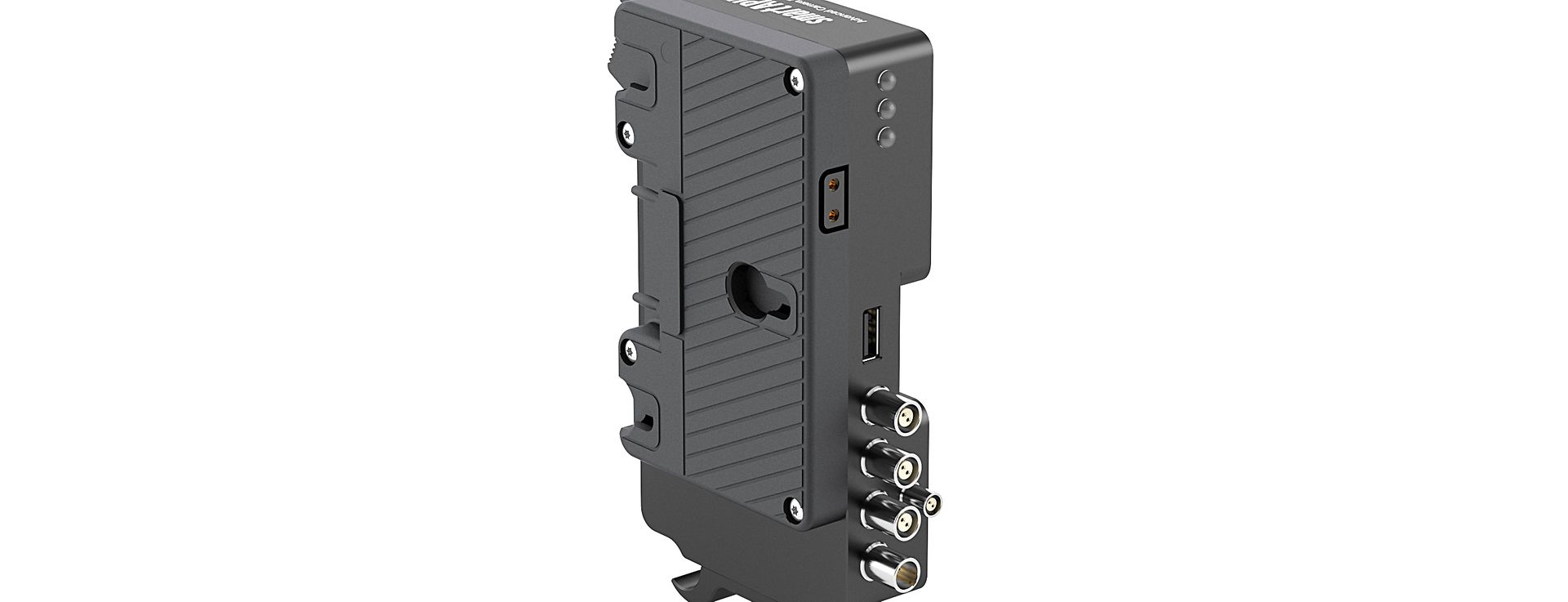 Gold-mount battery plate with hot-swap buffer